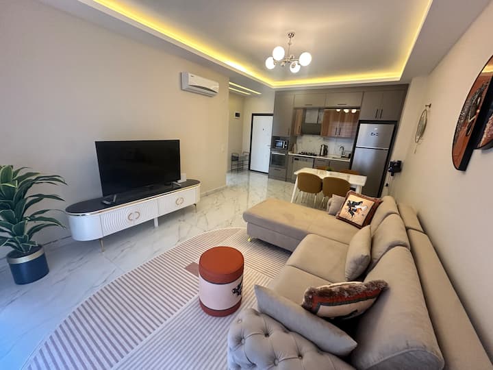 Mahmutlar 1+1 55m2 Lüks Eşyali - Mahmutlar