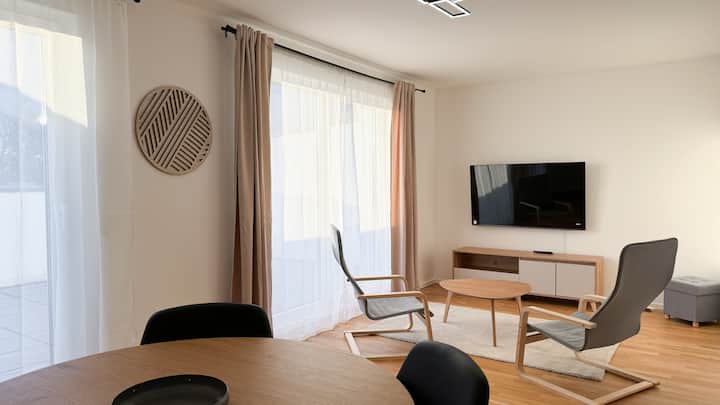 Star Living - Modern 2r Apt Terrace Near Frankfurt - Hanau
