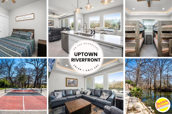 Uptown Riverfront 2b Condo On The Guadalupe #102 - New Braunfels, TX