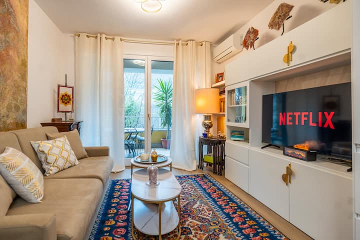 Como Elite Apartment Con Wi-fi Più Ampio Balcone - Como