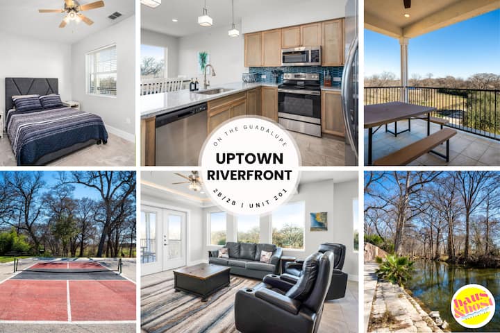 Uptown Riverfront 2b Condo On The Guadalupe #201 - New Braunfels, TX