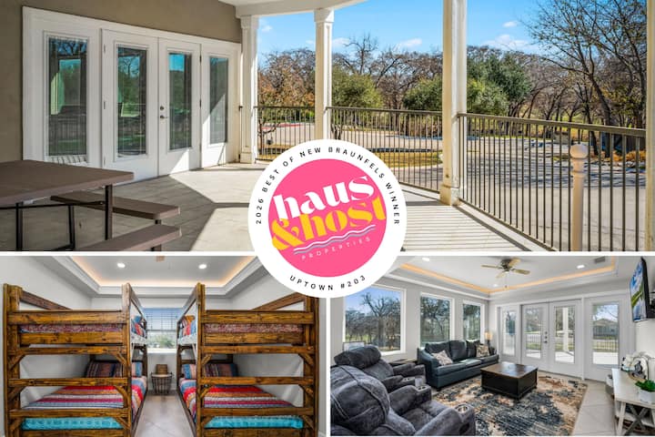 Uptown Riverfront 2b Condo On The Guadalupe #203 - New Braunfels, TX