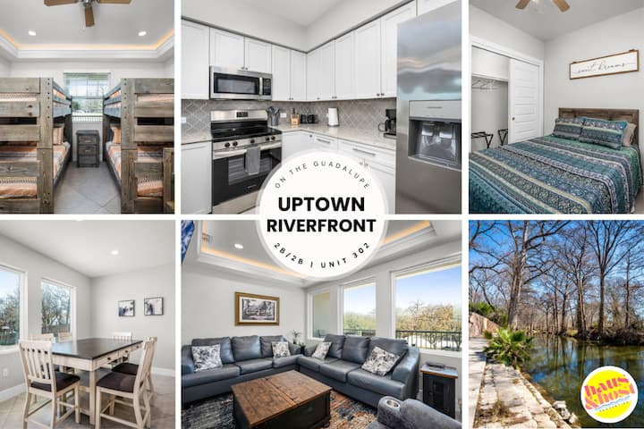 Uptown Riverfront 2b Condo On The Guadalupe #302 - New Braunfels, TX