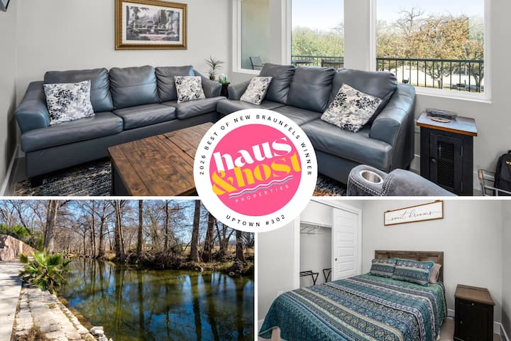 Uptown Riverfront 2b Condo On The Guadalupe #302 - New Braunfels, TX
