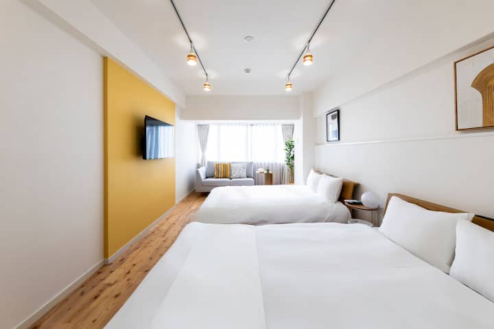 Jan 30 Open | Urban Stay Tojin | 1m Stn | 4p - Fukuoka, Japan