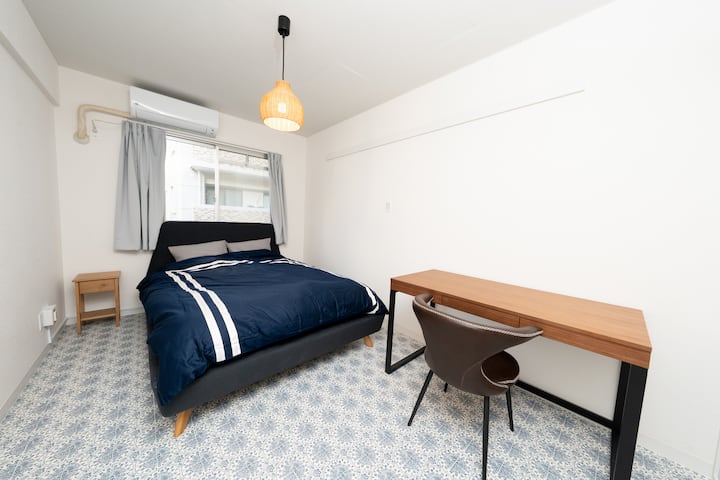 【デスク完備｜502】快適1ルーム｜西鉄平尾から徒歩8分｜ひとり旅・カップル向け - Fukuoka