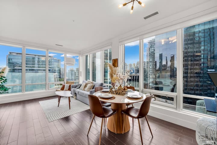 Modern Boho 1br Downtown | Renovated | 75” Qled Tv - Canada