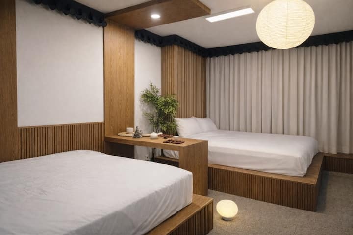 한옥Stay 송도 감성숙소 야외수영장 (4인) - Incheon