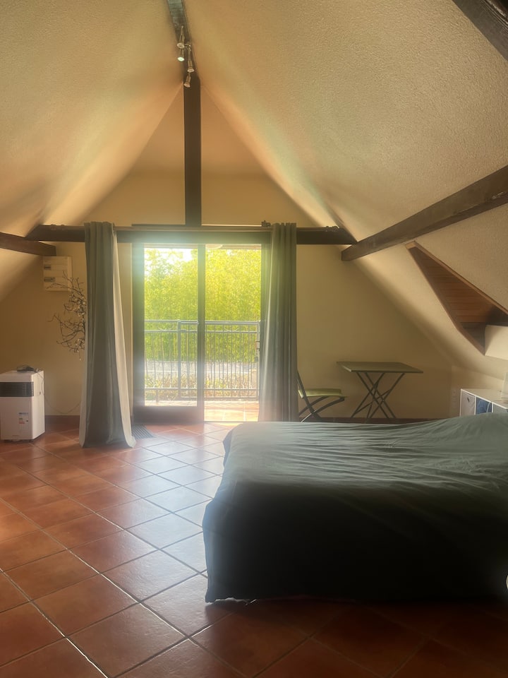 Studio Dans Une Belle Propriété Fermée Proche Lyon - Lyon-Saint Exupéry Airport (LYS)