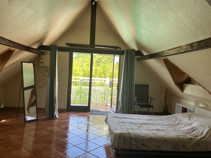 Studio Dans Une Belle Propriété Fermée Proche Lyon - Chaponnay