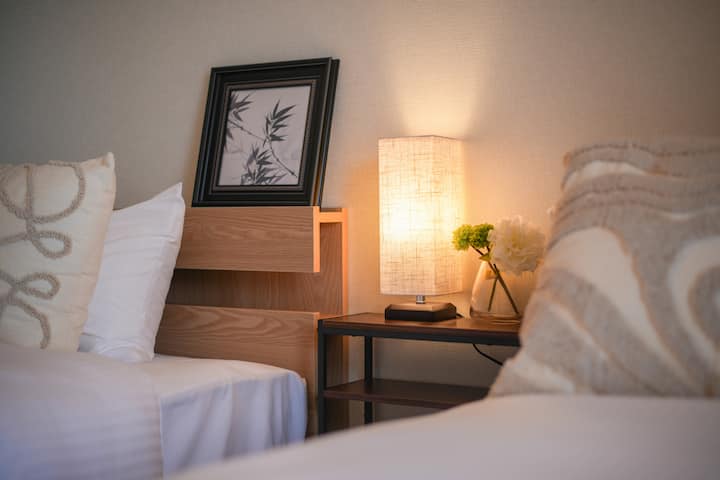 Aya-新築26年开业/双人间/大阪城公园400米/jr森ノ宮站步行400米/8分钟心斋桥/直达梅田 - Osaka