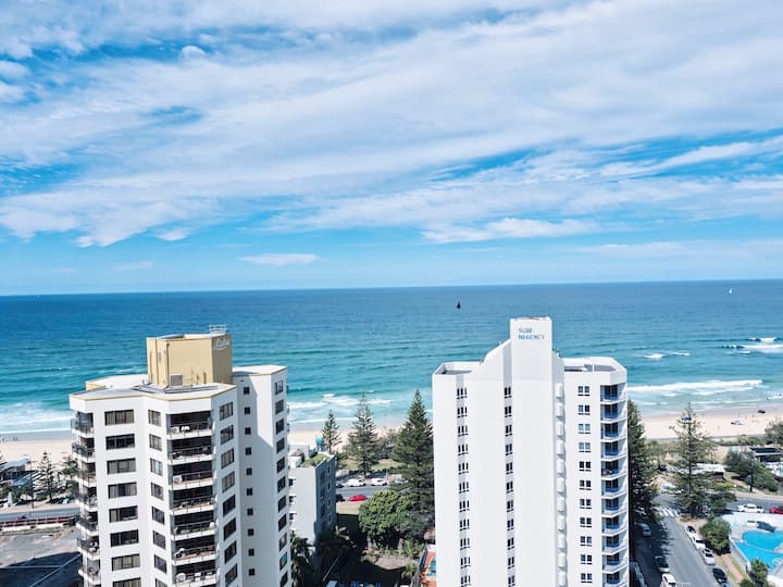 17f Ocean View Hotel Room | 2 Beds For 4 Gc - 골드코스트