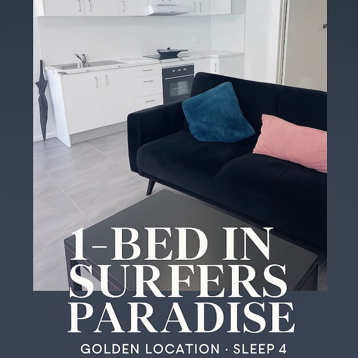 Sunrise Apt 4 · Cozy 1br · Poolside Escape - Surfers Paradise