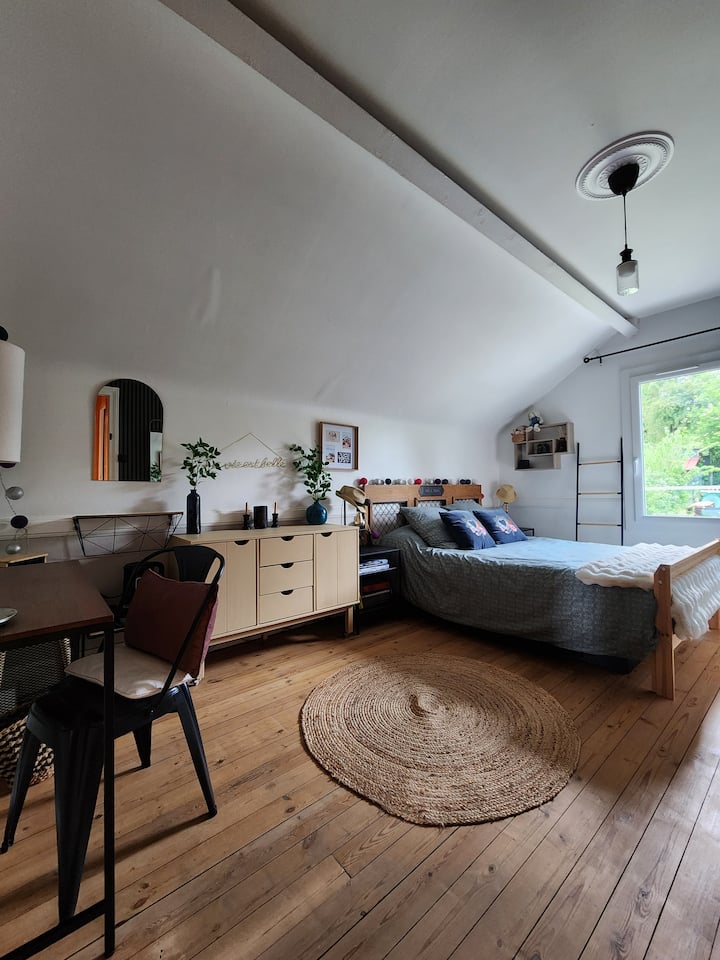 Chambre Maya Avec Salle De Bain - Montluçon