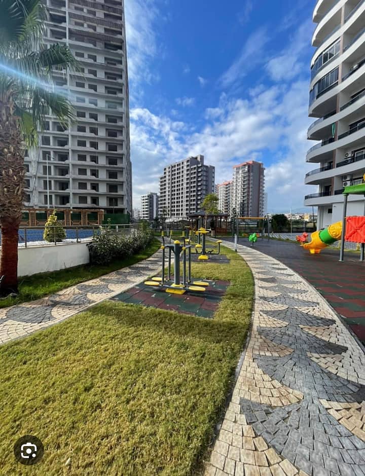 Уютная 1+1 в Mnz Bluestin рядом с морем) - Mersin