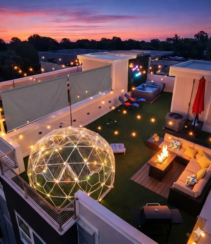 Nashville Rooftop Retreat | Hot Tub + Game Room - Nashville, TN