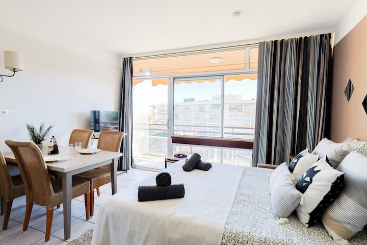 Studio Proche Mer Avec Parking Gratuit Et Clim - Cagnes-sur-Mer
