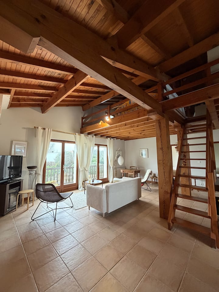 Premier éTage De Maison Basque - Plage à Pied - Bidart