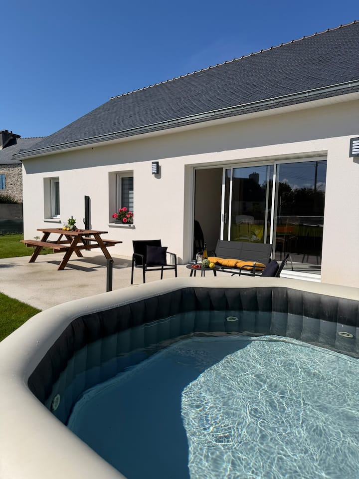 Modernes Ferienhaus Mit Garten Nur 100m Zum Meer - Plouguerneau