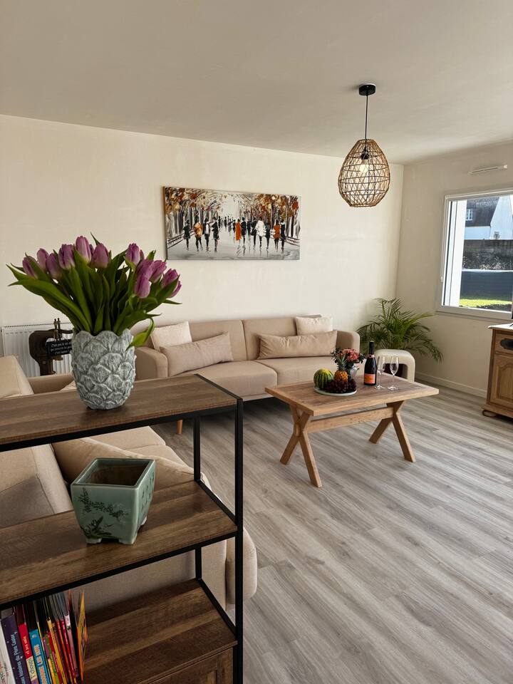 Modernes Ferienhaus Mit Garten Nur 100m Zum Meer - Plouguerneau