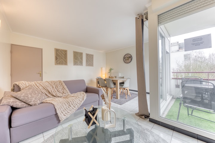 Appartement Lumineux à Deux Pas D’orly Aéroport - Créteil