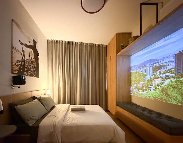 Studio Copacabana Posto 4| Estiloso Perto Da Praia - Brésil