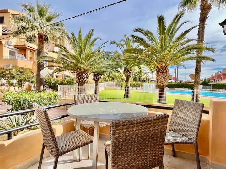 Modern Palm Studio - Pool View | 1100 M To Beach - Torrevieja