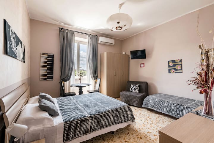 Camera Tripla Panoramica Vecchio Treno Guest House - Tivoli