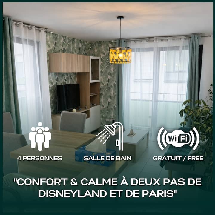 Appartement Moderne Pour 4 Personnes - Torcy