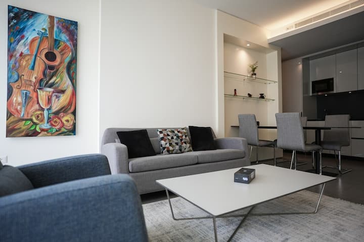 Spacious Serviced 1br Apartment | Mar Mikhael - Beirut