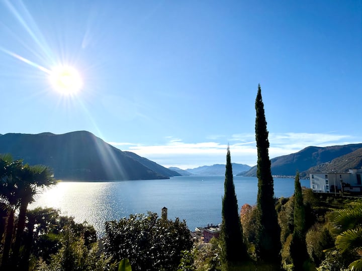 Villa Chiara - 
Traumhafter Panoramablick & Pool - Cannobio