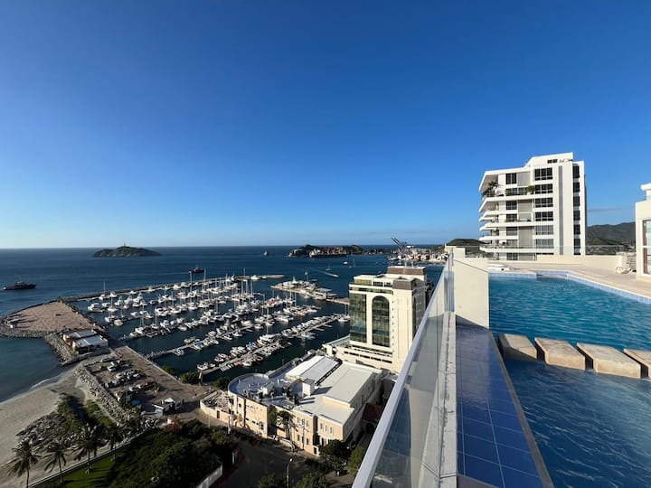 Suite Moderna Cerca A La Marina Santa Marta - Santa Marta, Colombia