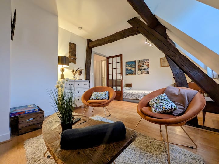 Grand Studio Basse Ville Chartres+parking Gratuit - Chartres