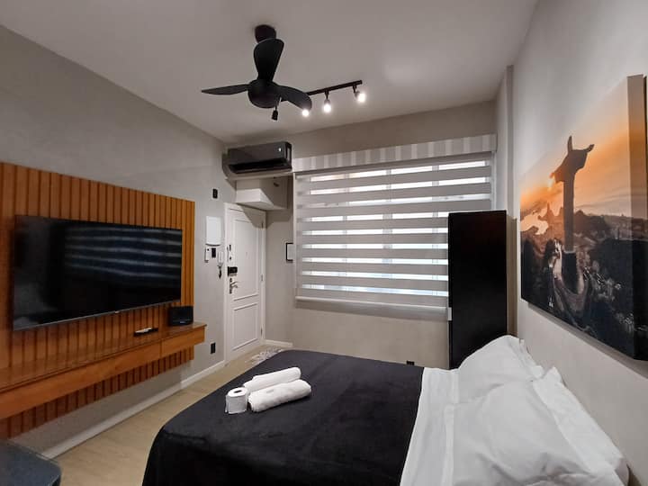 Copacabana: Novo, Moderno,  2 Min Da Praia E Wifi - Ipanema