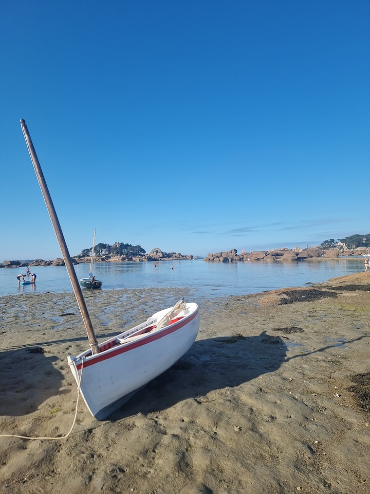 Villa De Plein Pied Avec Tennis Sur 1ha De Terrain - Perros-Guirec