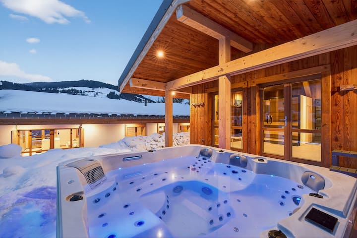 Luxury Chalet With Private Spa & Wellness Area - Notre-Dame-de-Bellecombe