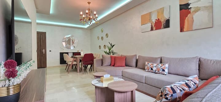 Spacieux, Bien Situé & Tout Confort,2 Min M-avenue - Marrakesh