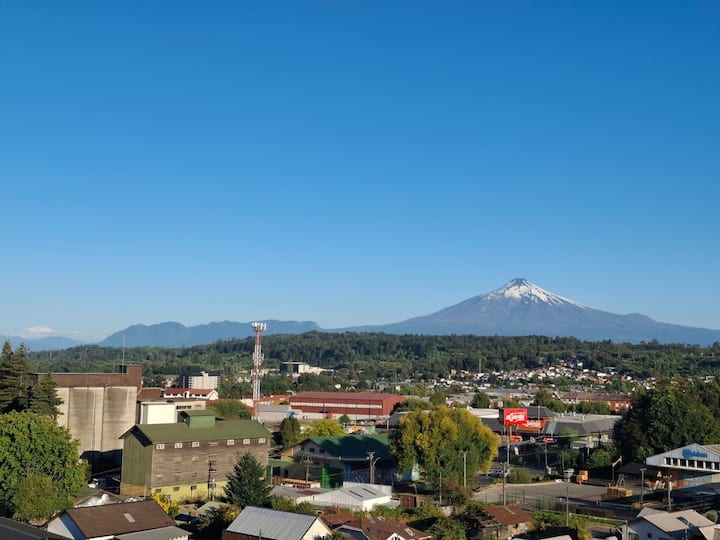 Vista Lago Y Volcanes-depto Céntrico En Villarrica - Villarrica