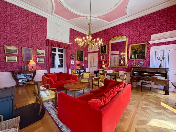 Château Avec Parc Privé – Gîte Du Tilleul - 15p - Francia