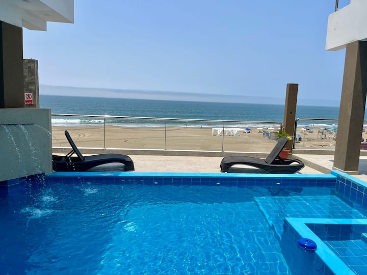 Casa Vistamar | Piscina Frente Al Mar – Huacho - Huacho