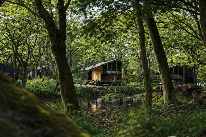 プライベートのサウナ・水風呂（温水切替可） Earthboat Nasu【ペット可】 - 나스마치