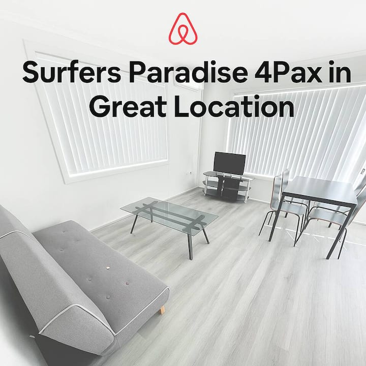 Sunrise Apt 3 · Bright 1br · Upstairs · Pool View - Surfers Paradise