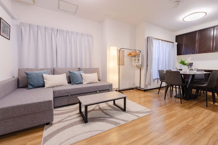 New Open! 駅徒歩5分/銀座・築地・スカイツリー至近/2ldk/最大7名/コンビニ徒歩1分 - Tokyo