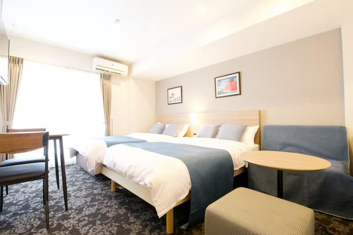 【オープン割】長期滞在おすすめ｜空港まで直通30分｜駅徒歩7分｜ホテルスタイル｜303｜z074 - Yokohama