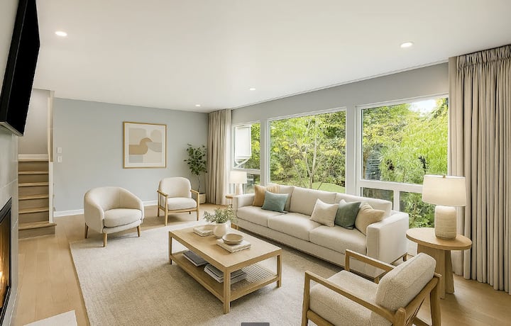 Serene Landscape Home - Office - Large Backyard - Redwood City, CA