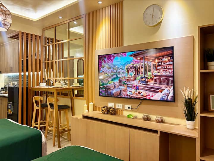 Boho 1br Condo Near Moa • W/ Netflix & Kitchen - Manila