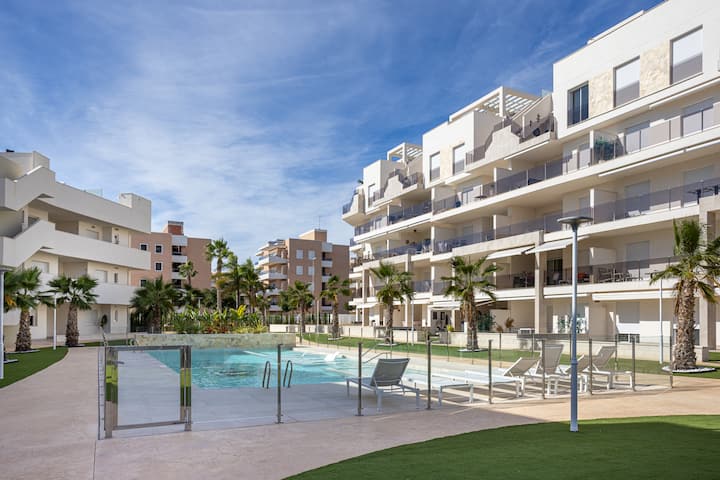 Stijlvol Luxe Appartement - Begane Grond Met Pool - Guardamar del Segura