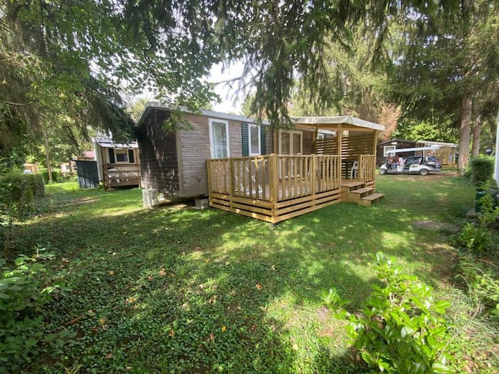 Mobil Home Tout Confort-clim-tv
3ch/6personnes - Rhinau