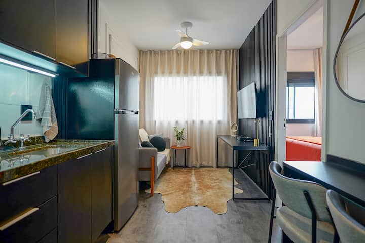 Viva Benx 1507 · Apto Quarto E Sala • Shop. Eldora - Pinheiros