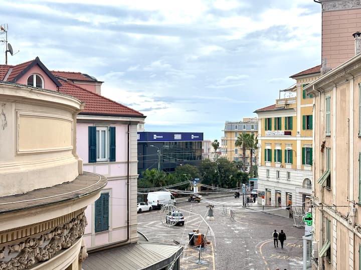 Sr7 - Spazioso Appartamento In Piazza Colombo - Sanremo